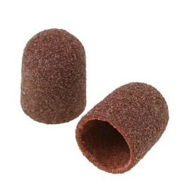 Abrasive Caps for foot care and Podiatry Use.