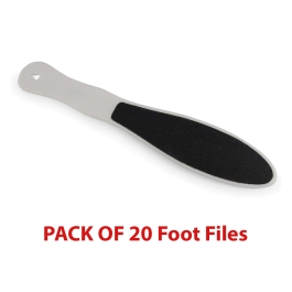 Plastic Foot File - Double Sander - 20 PACK | Algeos