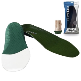 Slimflex Green EVA Orthotic Insoles | Algeos