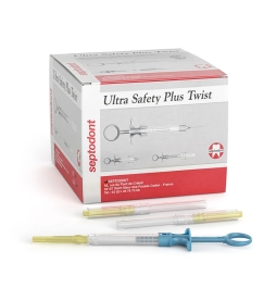 Ultra Safety Plus Twist 27g Long 100 needles. | Algeos