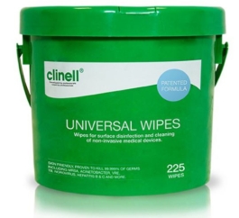 Clinell Universal Wipes Bucket | Algeos