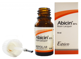 Abicin 30% Resin Lacquer Fungal Nail Treatment.