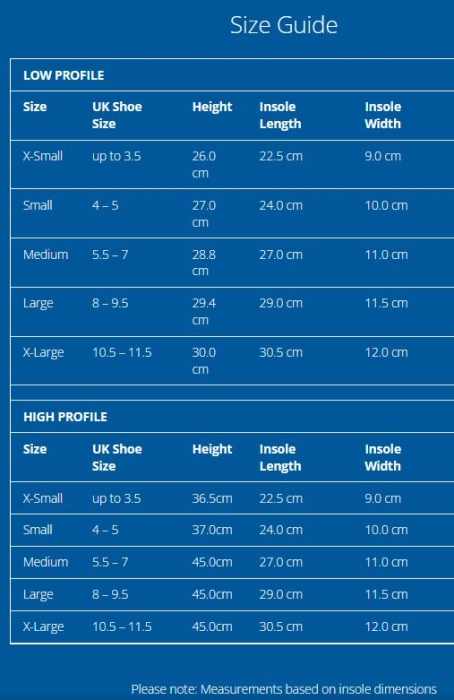 darco shoe sizing guide